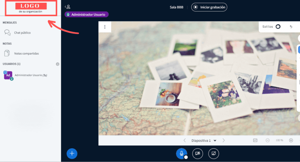 How to add your logo in BigBlueButton meetings?